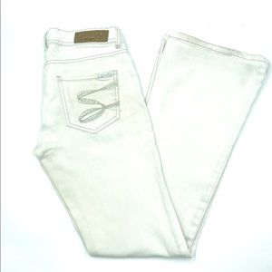 Seven7 | Jeans | Seven 7 White Boot Cut Jeans Size 4 Euc | Poshmark